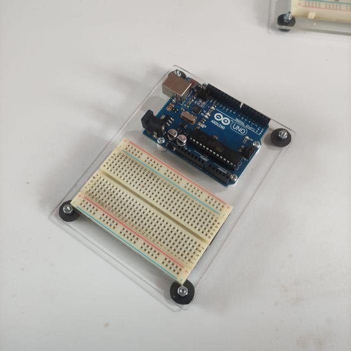 Alas Akrilik Arduino Uno Breadboard Praktikum Praktek Project Board ...