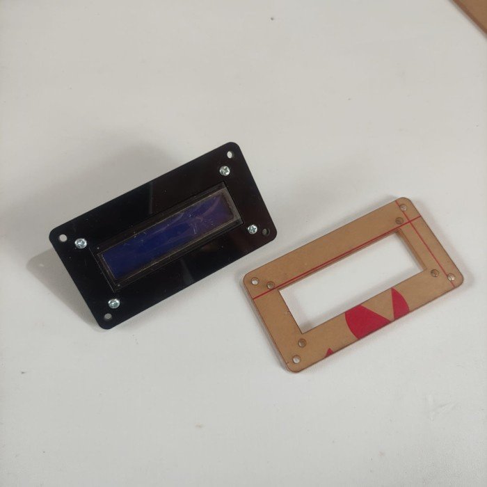 Bracket Akrilik LCD 1602 16×2 Acrylic Case Frame Arduino Tutup Panel ...