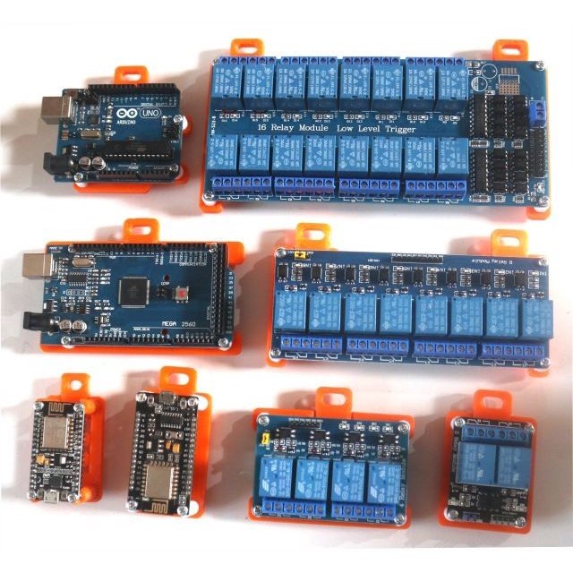 Bracket Dudukan Modul Relay 16 Channel Module MCB Din Rail Rel Panel ...