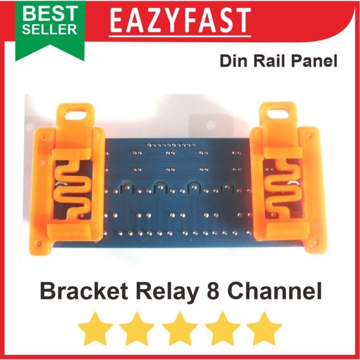 Bracket Dudukan Modul Relay 8 Channel Module MCB Din Rail Rel Panel ...