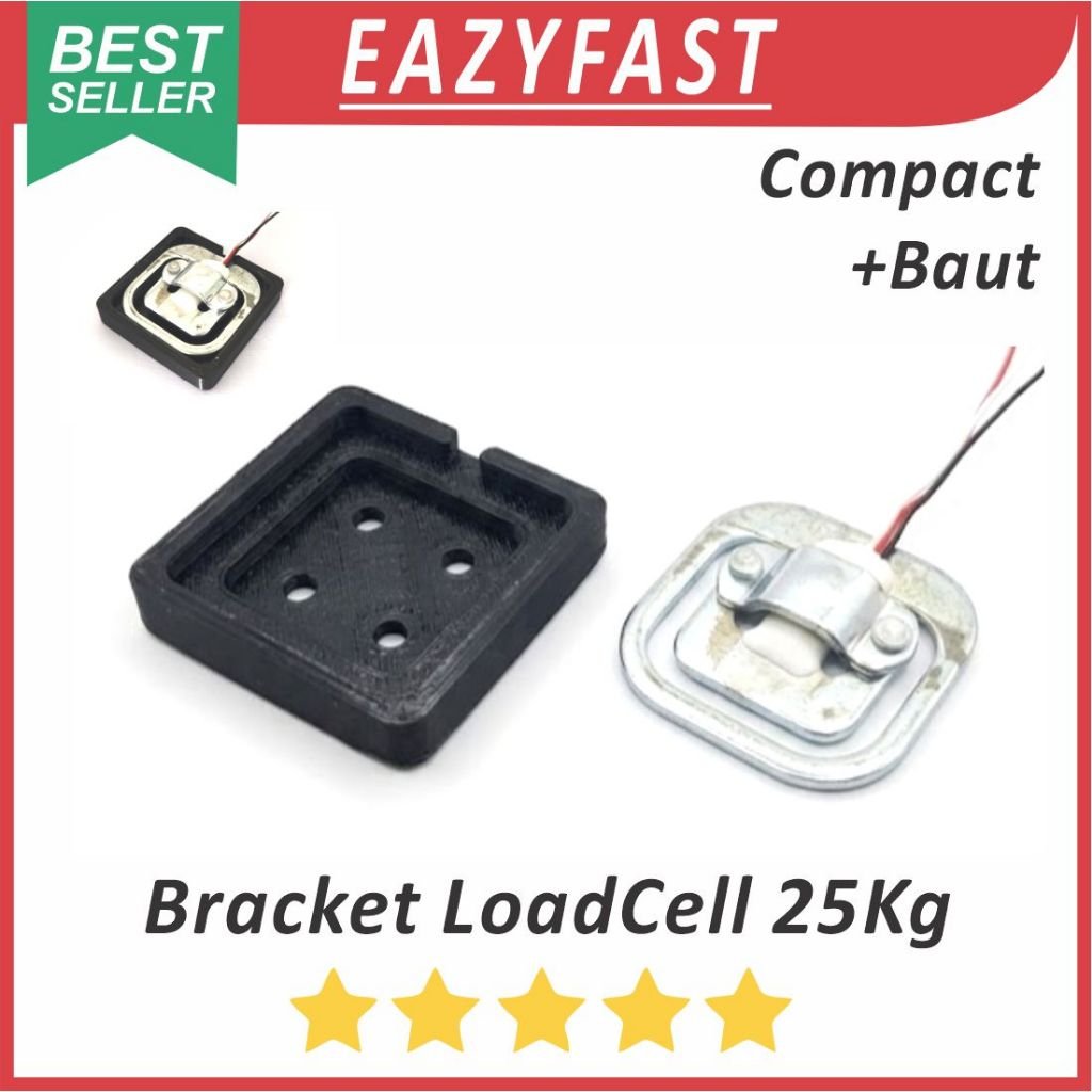 Bracket Dudukan Sensor Berat Timbangan Loadcell Load Cell 25 Kg Compact ...