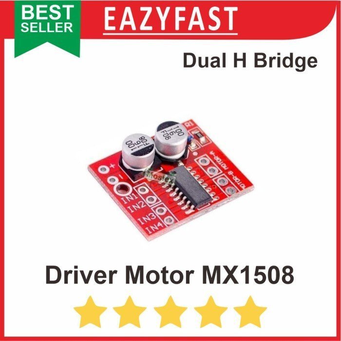 Driver Motor DC Mini H Bridge Dual Channel MX1508 bkn L9110S L298N ...