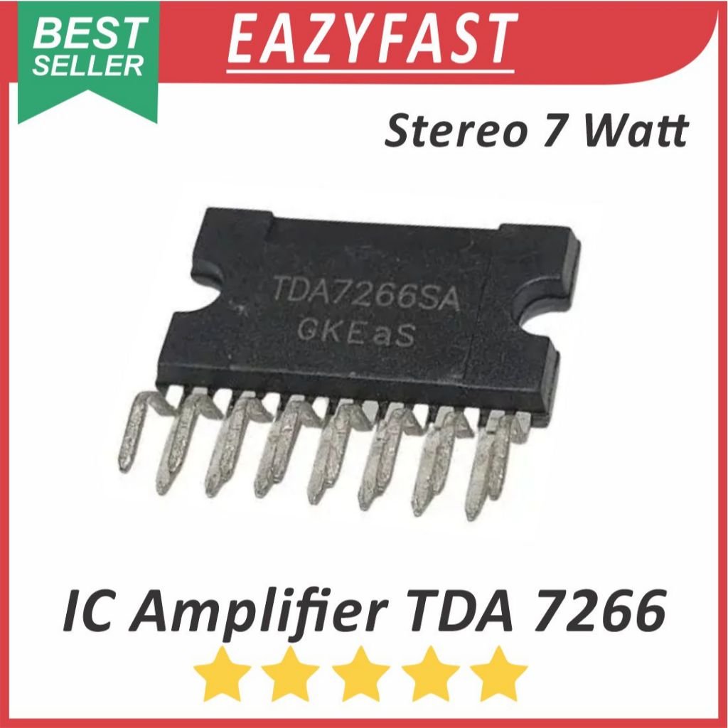IC Audio Power Amplifier TDA7266 TDA 7266 SA Transistor Chip Ampli ...
