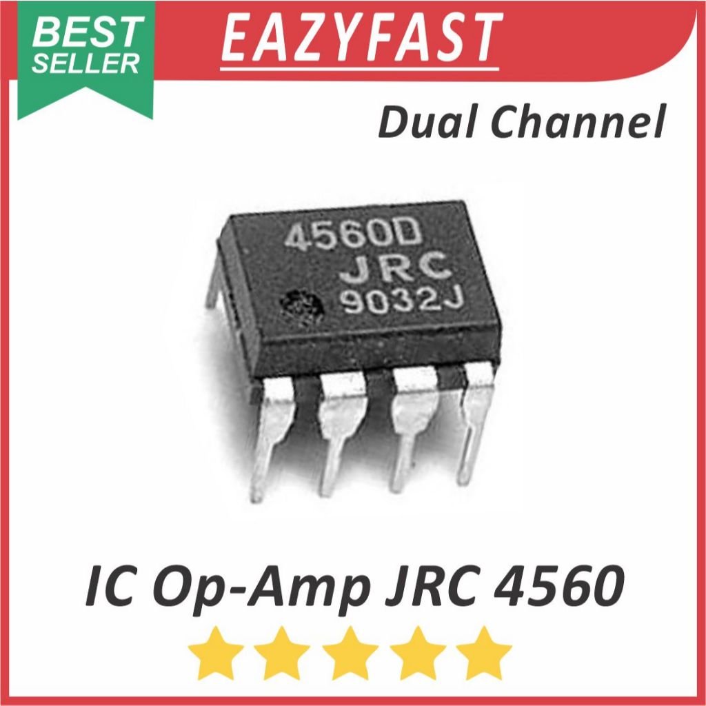 IC Dual Op Amp Low Noise JRC4560 JRC 4560 D DIP Transistor Chip ...