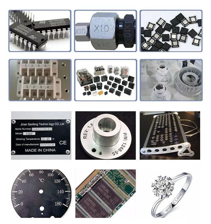 Laser Fiber Marking Custom Grafir Engraving Metal Besi Stainless Baja ...