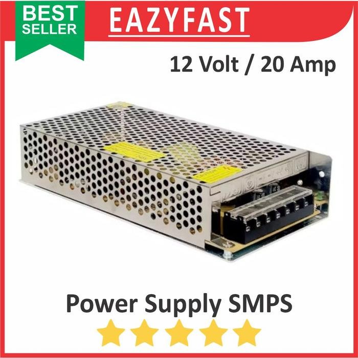PSU SMPS DC 12V 20A Power Supply Switching 12 V Volt 20 A Ampere ...