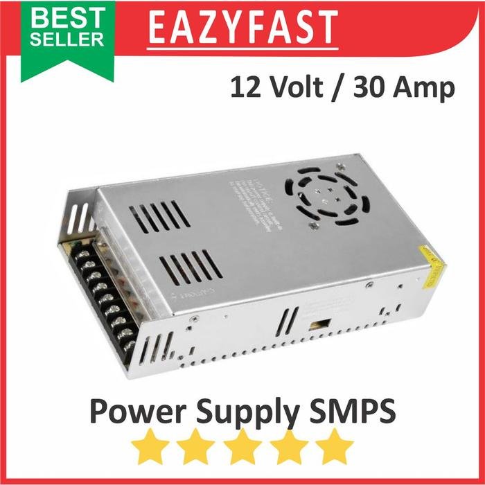 PSU SMPS DC 12V 30A Power Supply Switching 12 V Volt 30 A Ampere ...