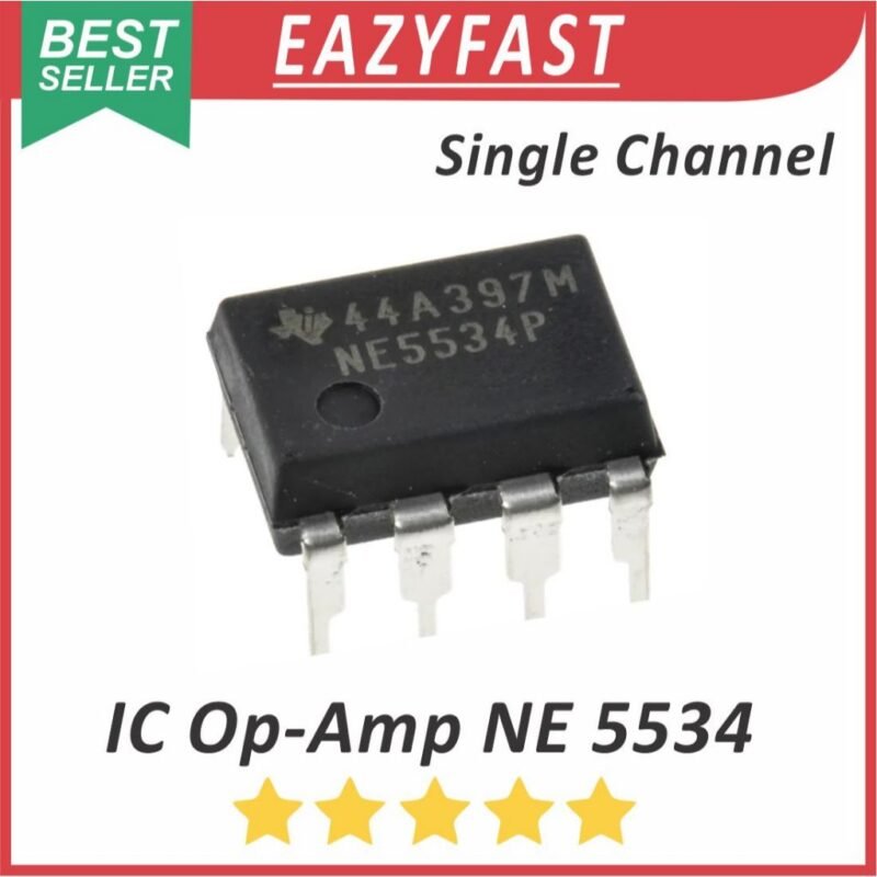 IC Low Noise Op Amp NE5534 NE 5534 P DIP Transistor Chip NE5534P ...
